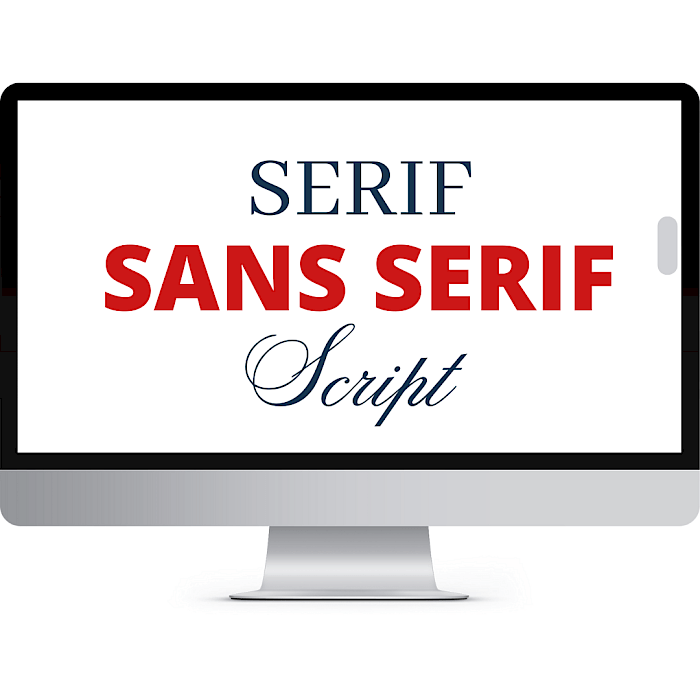 Difference between serif, sans serif and script fonts? | Blog Post